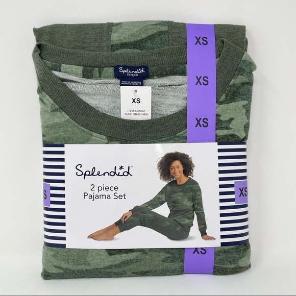 Splendid | Intimates & Sleepwear | Splendid 2 Piece Pajama Set Olive ...